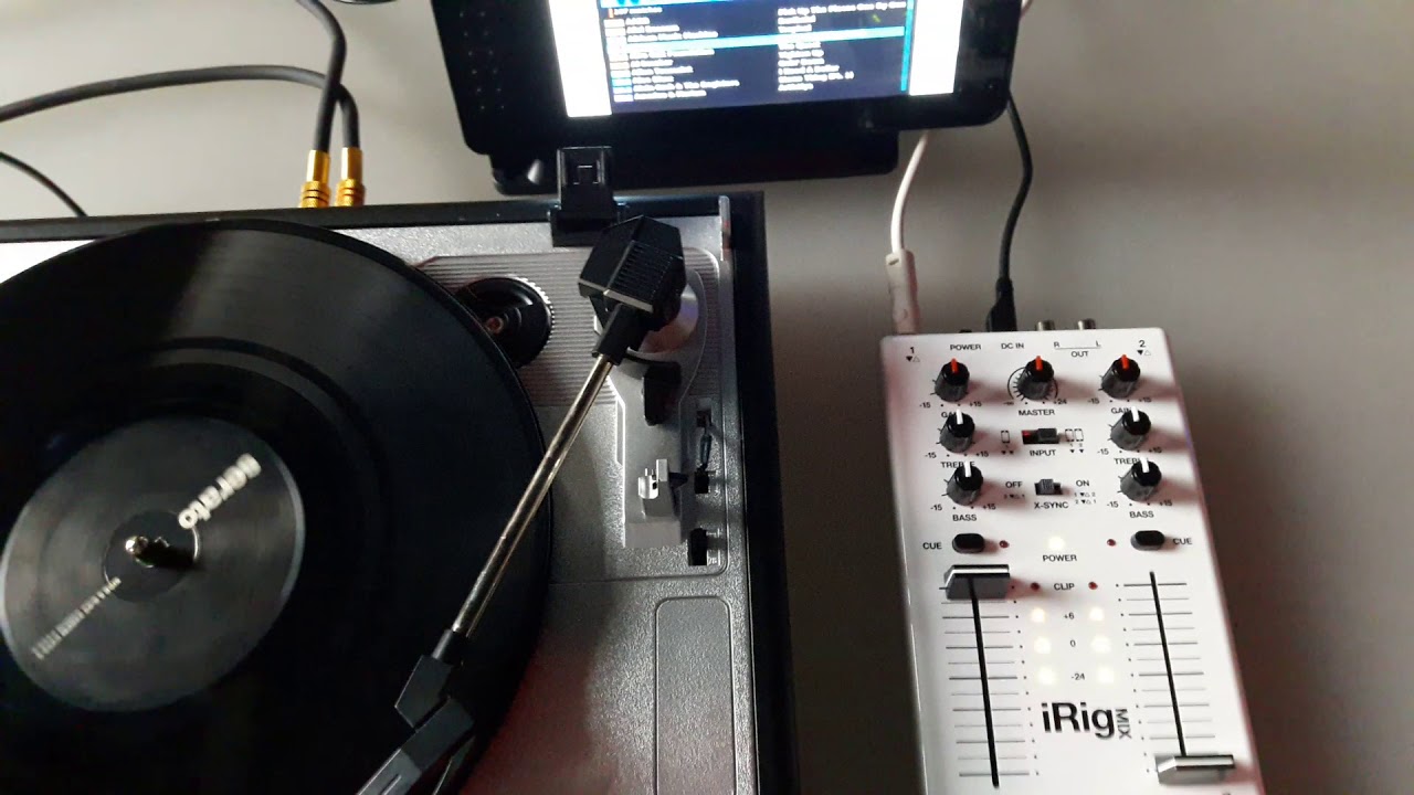 DJ mixer iRig Mix powered from Raspberry Pi - YouTube