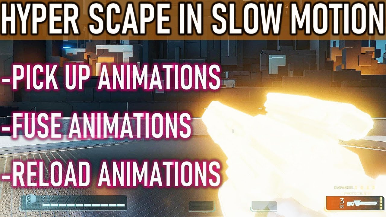 Hyper Scape - Pick Up / Fuse / Reload Animations - YouTube