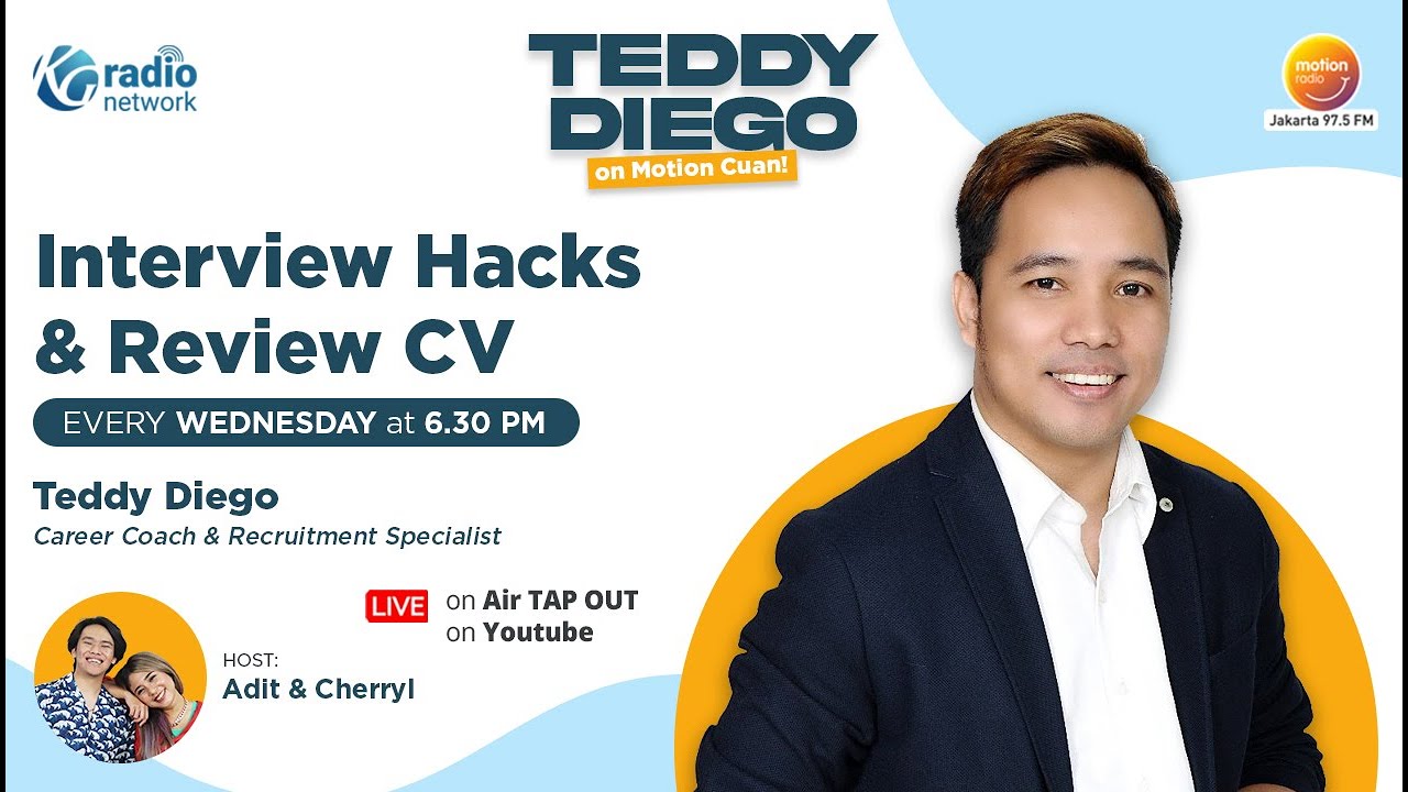 TEDDY DIEGO ON MOTION CUAN | Review CV & Interview Hacks - YouTube