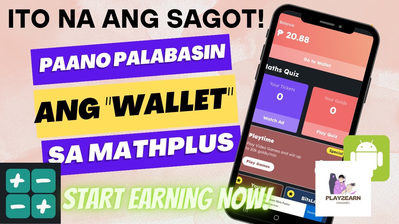 MATHPLUS Part 4: Paano Palabasin Ang "WALLET" | How to Install Properly | Easy Steps #p2evlogs ...