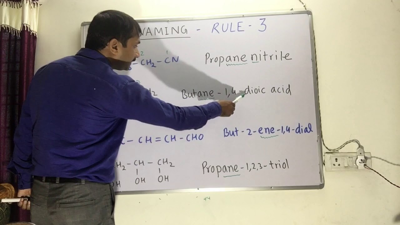1.3 - IUPAC NAMING RULE - 3 - YouTube