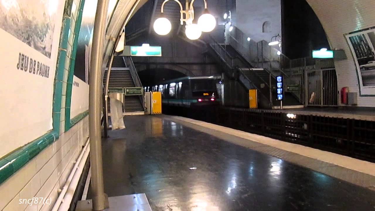 RATP MP89 Métro Ligne 4 | Octobre 2014 - YouTube