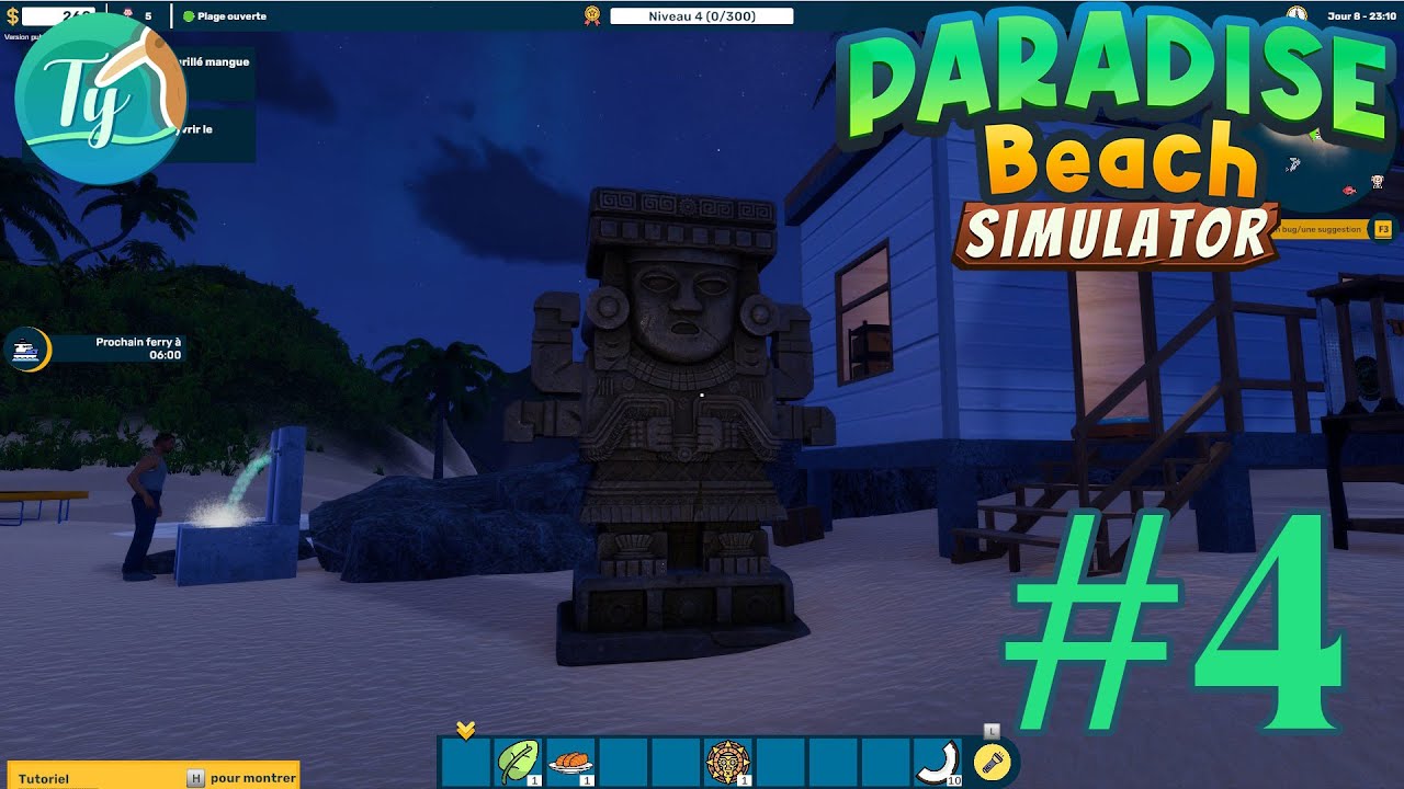 Paradise Beach Simulator #4: Nouveau plat au menu, nouveau produit en ...