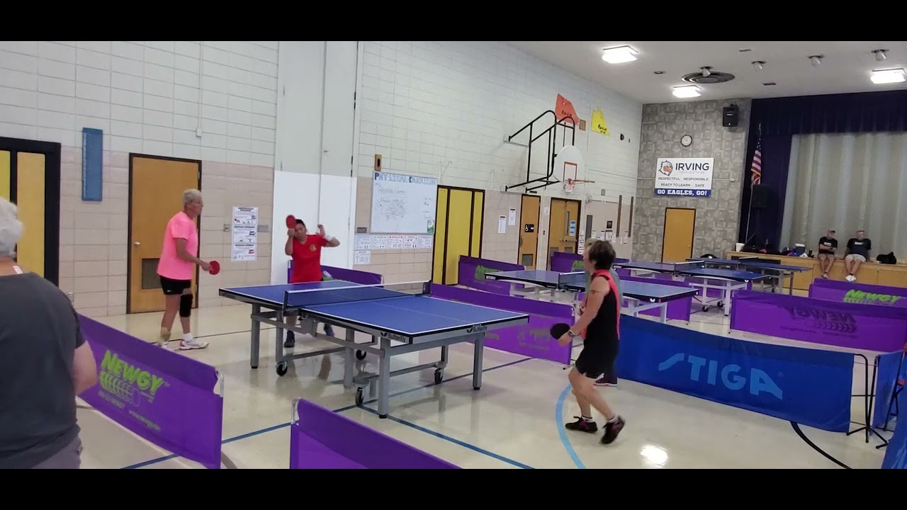 Women's Doubles: Senae & Susan vs Irene & Karen - Warm-Up - YouTube
