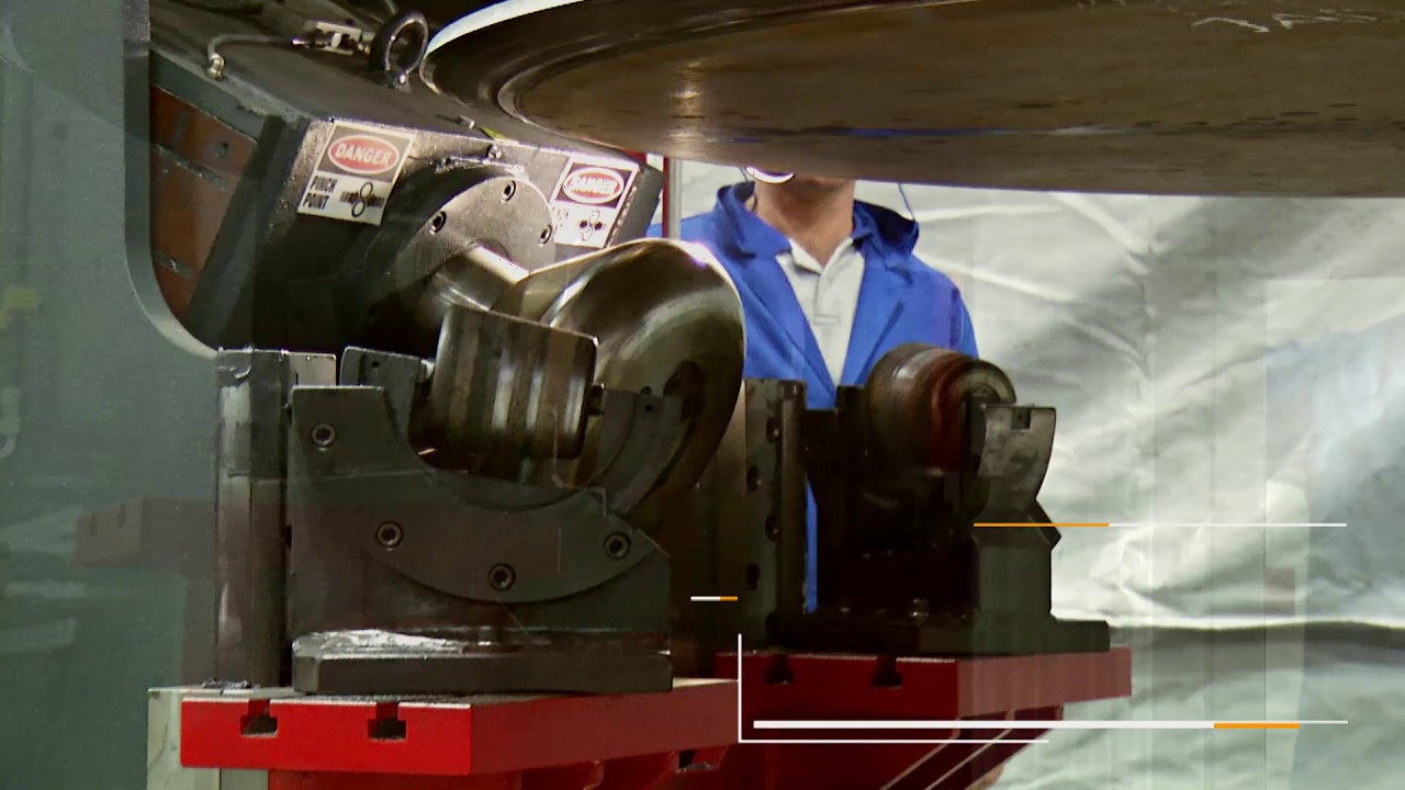 FM 16 tank head Flanging Machine (No Hole) - YouTube