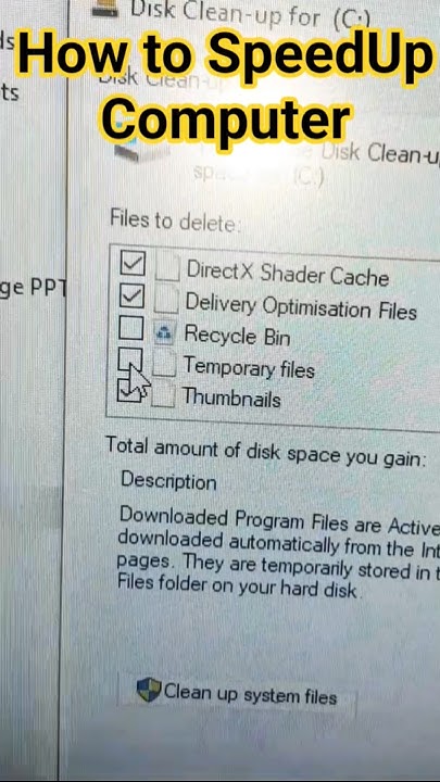 How to SpeedUp Computer | SpeedUp Computer #computer #speedup # ...