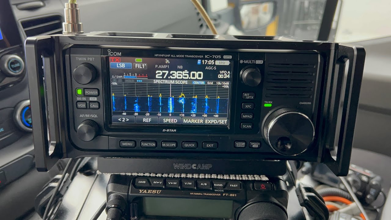 New Icom IC-705 CB Radio - YouTube
