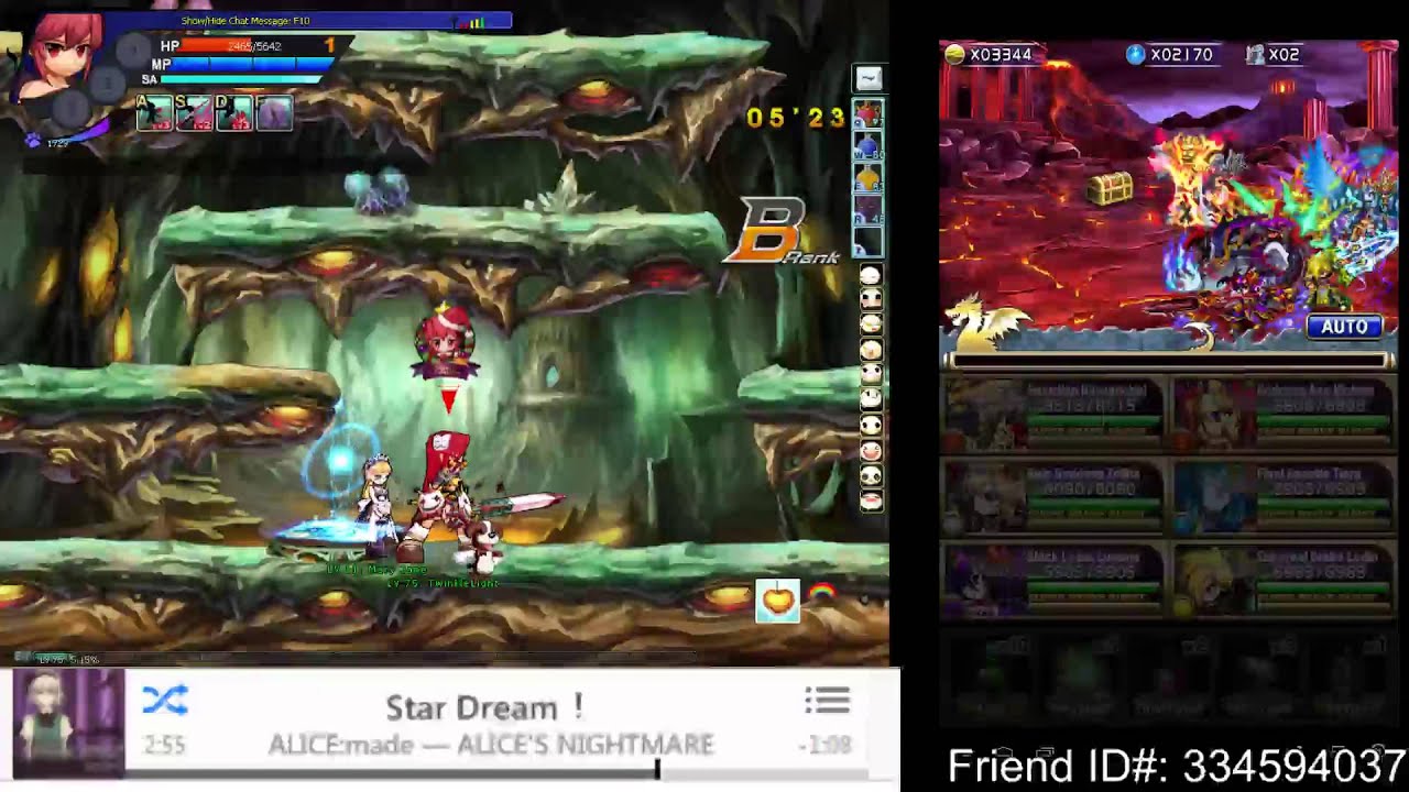 Brave Frontier - Soul Bound Saga lvl 3 Vortex / Grand Chase - YouTube