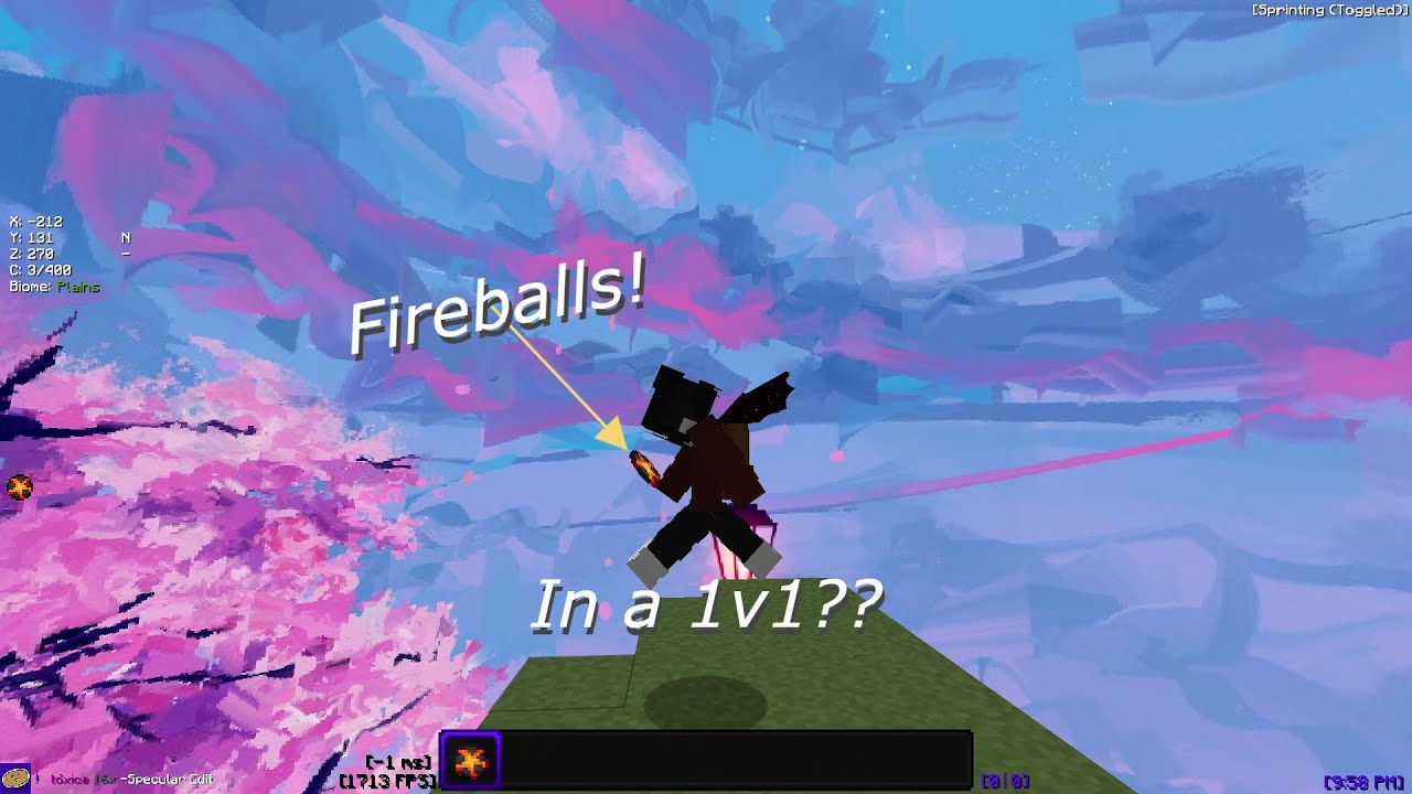 Fireball fight?? New 1v1! - YouTube