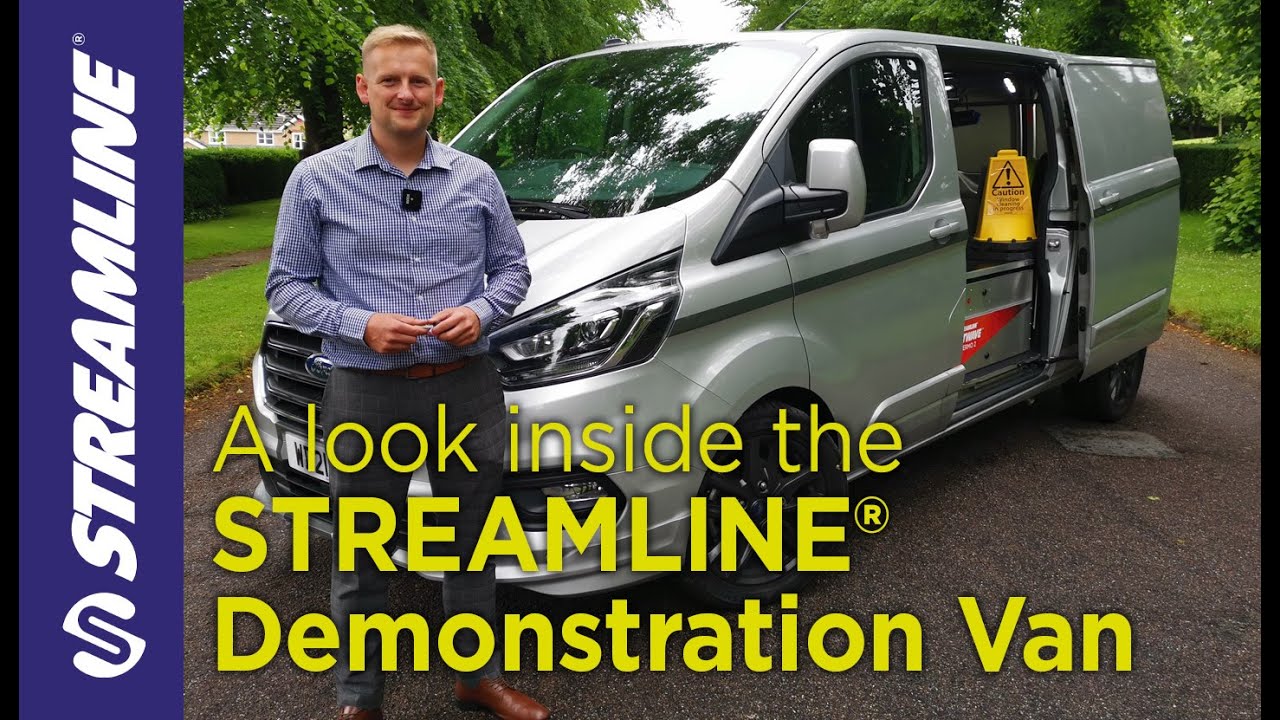 A look inside the STREAMLINE® window cleaning demonstration van - YouTube