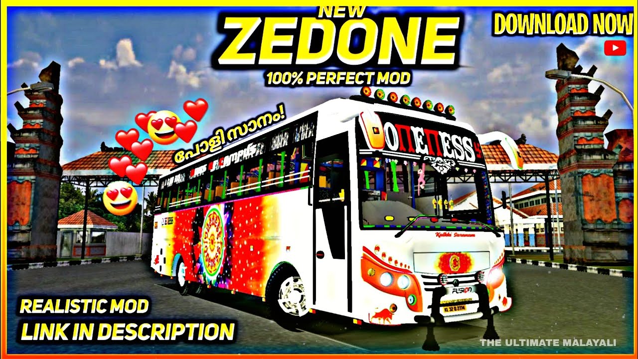 New Oneness Zedone Tourist Bus Mod😍 Released💖 Download MOD! l Bussid ...