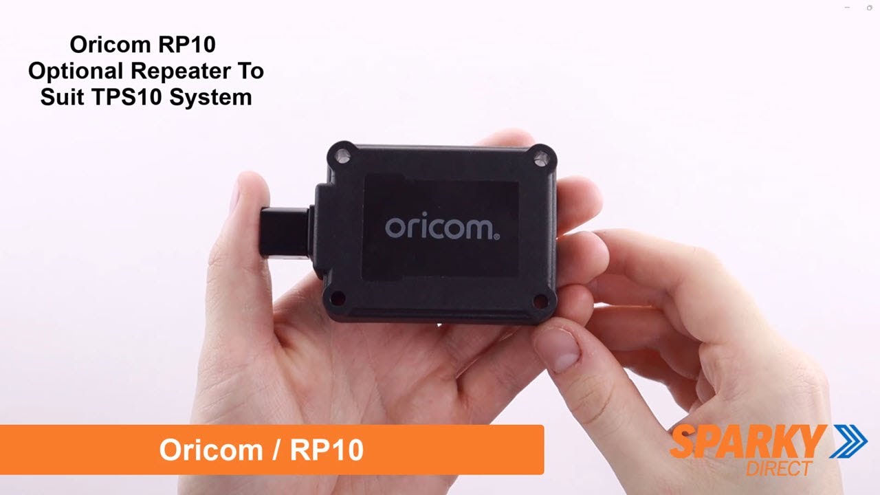 Oricom RP10 | Optional Repeater To Suit TPS10 System - YouTube