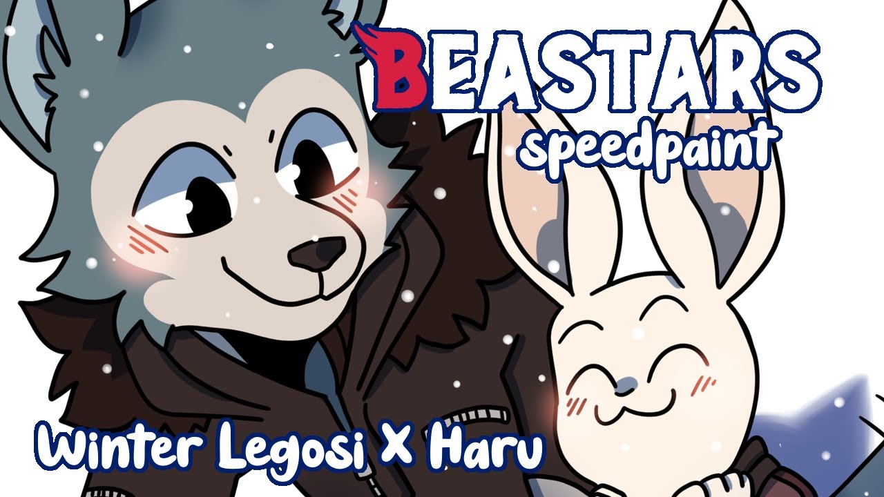 [Beastars SpeedPaint] Winter Legosi and Haru - YouTube