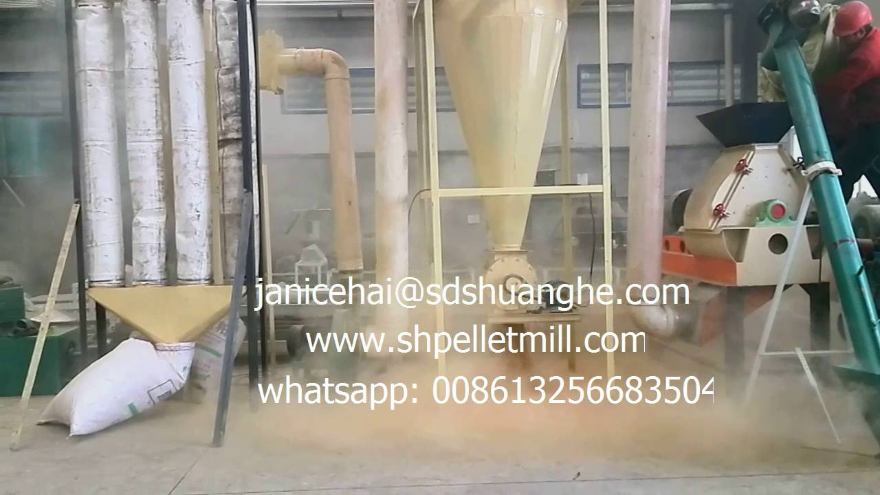 water drop grain grinder hammer mill machine - YouTube