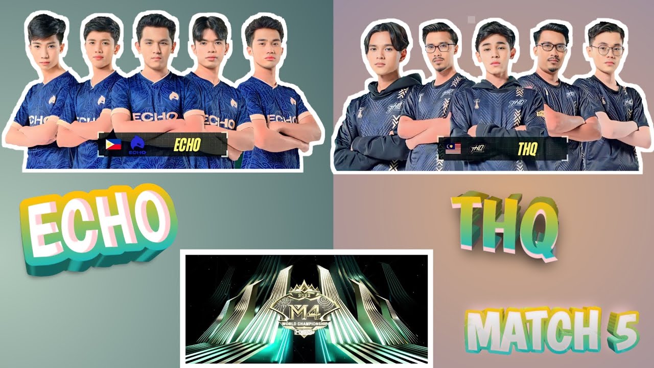GAME CEPAT 11 MENIT END, GG PH, NT MY | ECHO vs THQ best of 5 | M4 ...