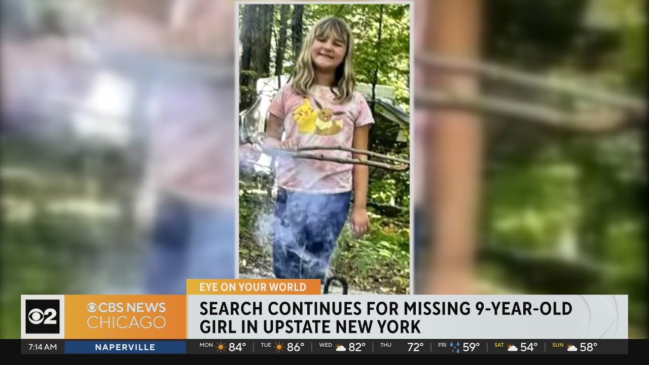 Search continues for missing 9-year-old girl in Upstate New York - YouTube