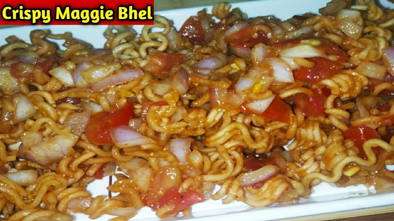 Crispy Maggie Bhel I Maggi Bhel Recipe I Maggi Bhel I Evening Snacks ...