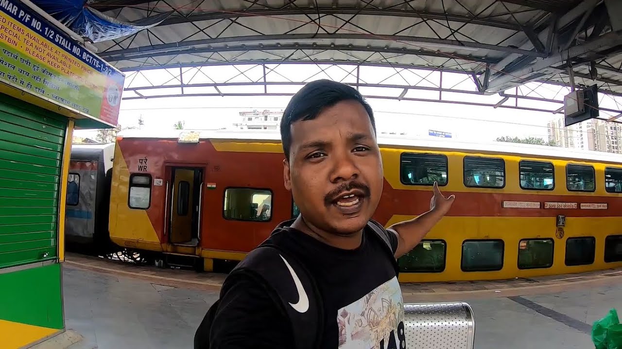 Double Decker Express (12931) Full Journey Mumbai To Ahmedabad - YouTube