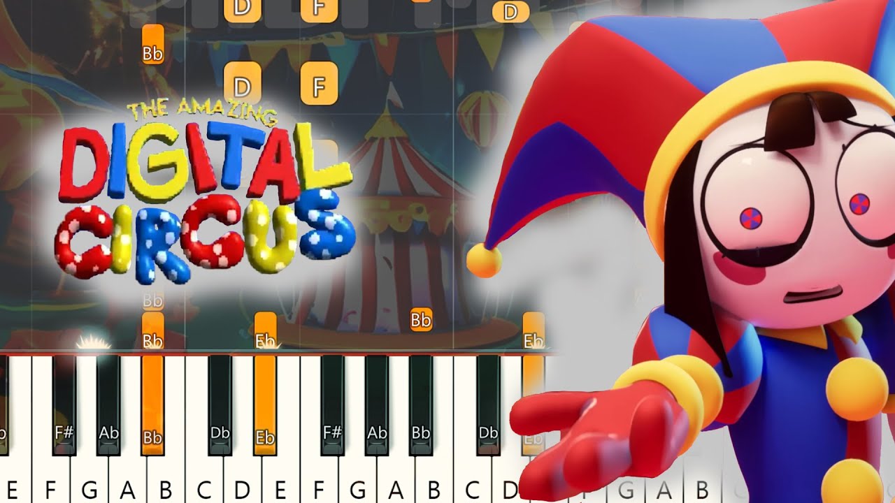 A Very Special Digital Circus Song Piano Tutorial - YouTube
