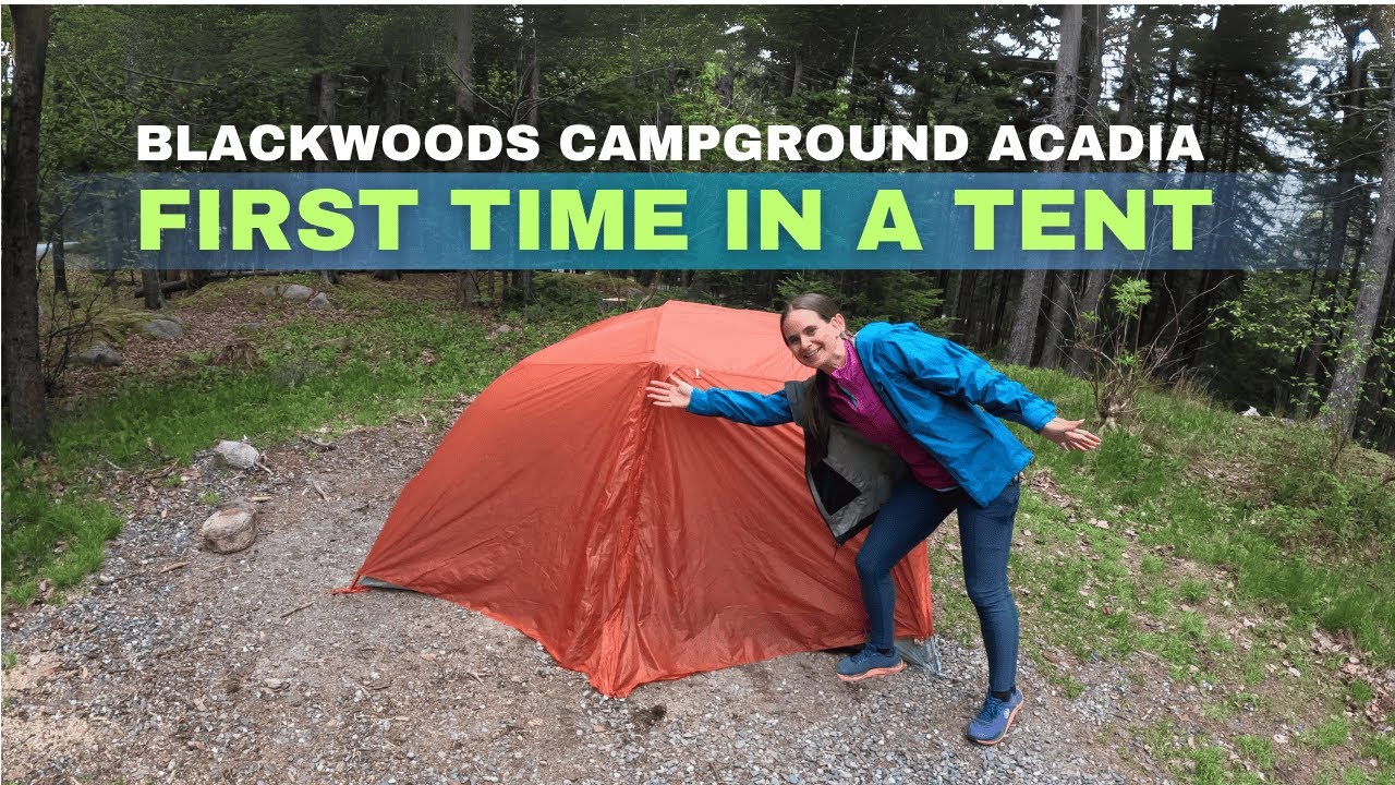 Camping in Acadia National Park | First Time Sleeping in Tent ...