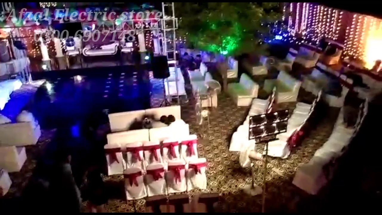 Beautiful Shadi Lighting Decorations🌹Stage Decorations - YouTube