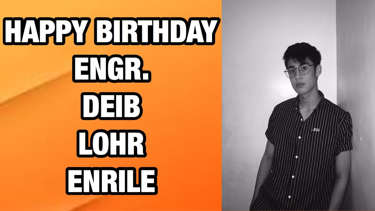 DEIB LOHR ENRILE'S 40TH BIRTHDAY - YouTube