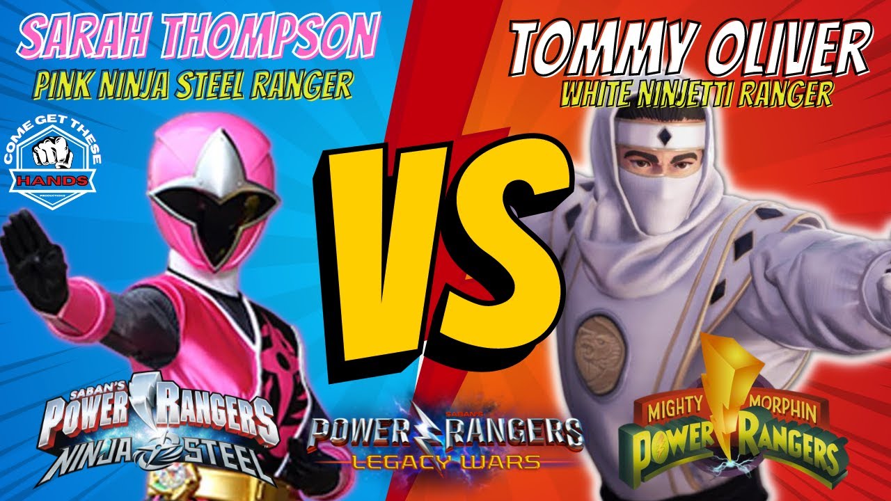 Power Rangers Legacy Wars | Pink Ninja Steel Sarah Thompson Vs White ...