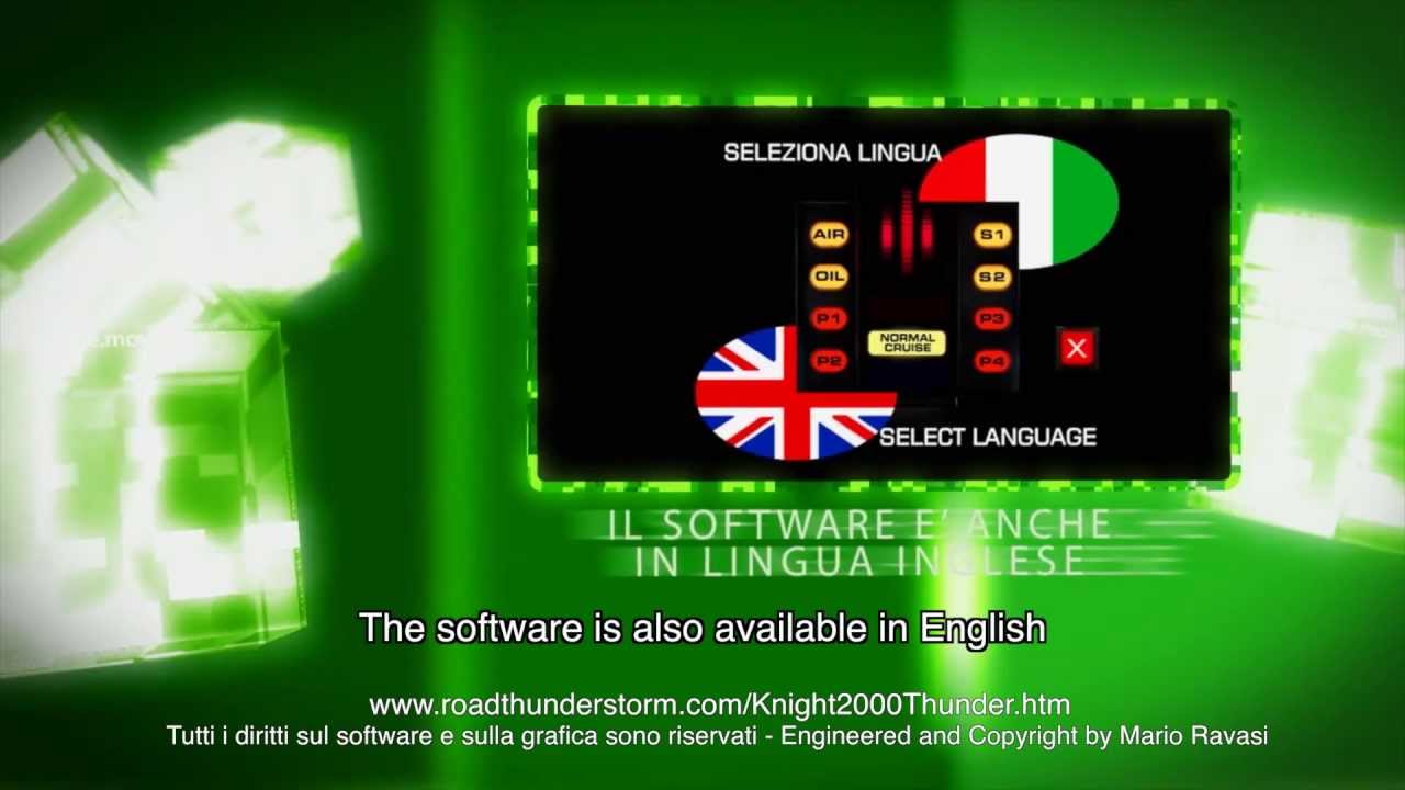 KNIGHT 2000 Thunder - Voice Console - ENG - YouTube
