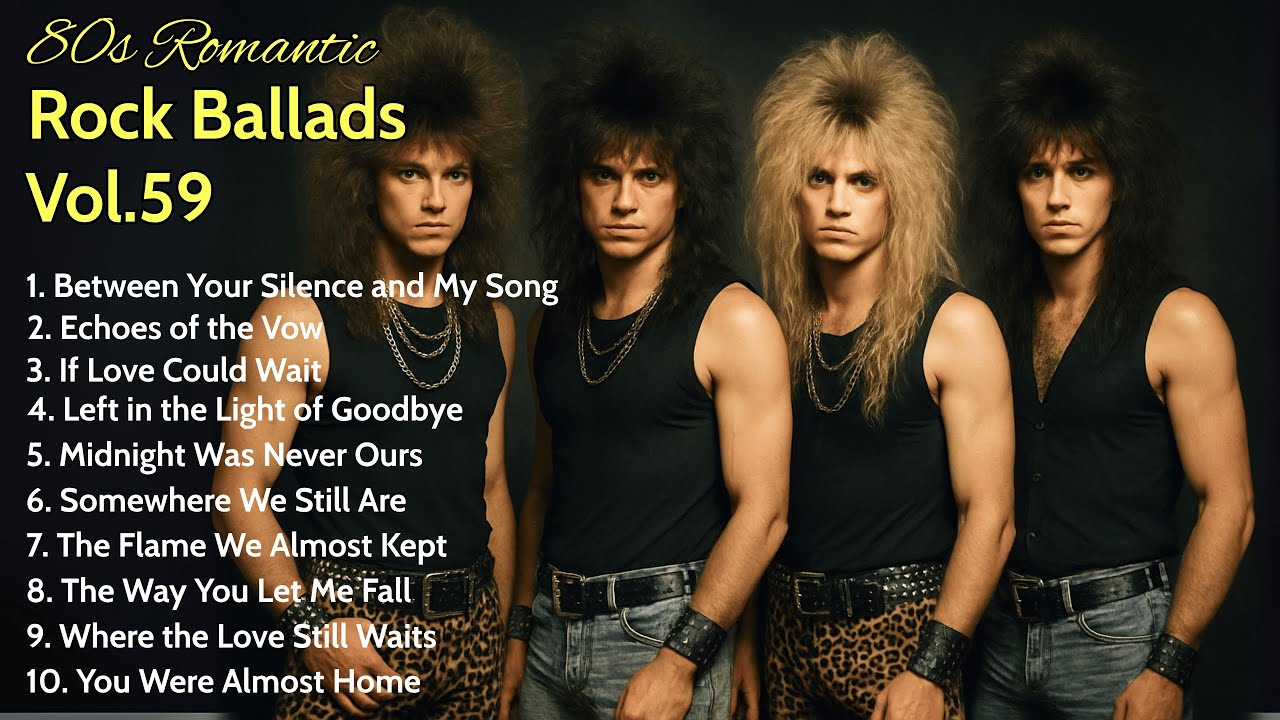 [The best 80s Romantic Rock Ballads Vol.59] Rock | Ballad | Sleep ...
