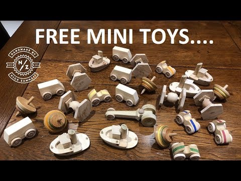 Check out these miniature toys all made from wood.. - YouTube
