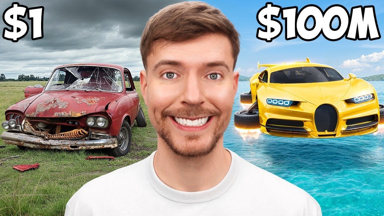 $1 vs $100,000,000 Car ! - YouTube