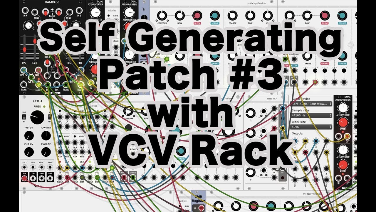 VCV Rack - Self Generating Patch #3 - YouTube