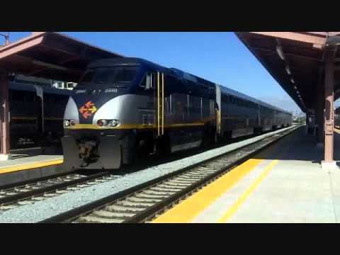 5 Train Video Compilation ACE, Caltrain, and Amtrak San Jose Diridon ...