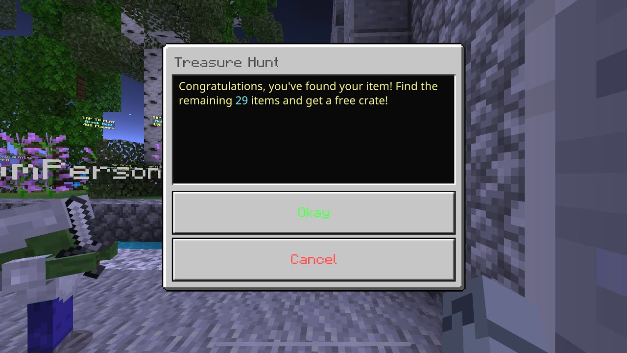 Mineplex treasure hunt March 2023 (Bedrock) - YouTube