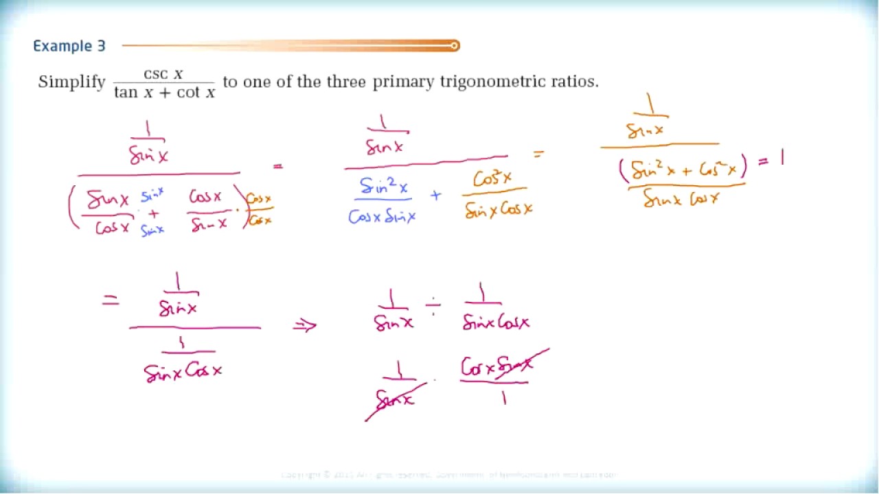 Math 3200 - Ch.6 Sec.6.1 - Trigonometric Identities Part III - YouTube
