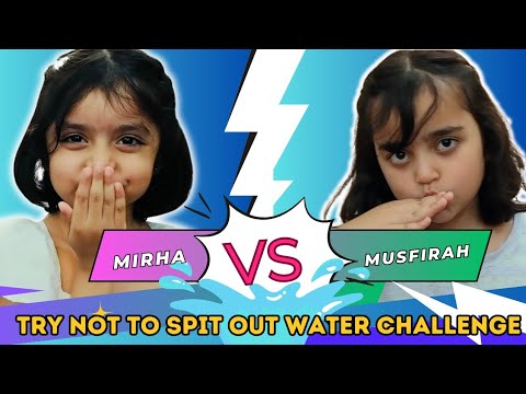 Try NOT to spit out the water challenge - Funny Challenge! - YouTube