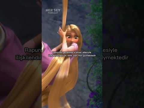 Rapunzel Kıyafet Rengi Detayı  #shorts #tangled #rapunzel