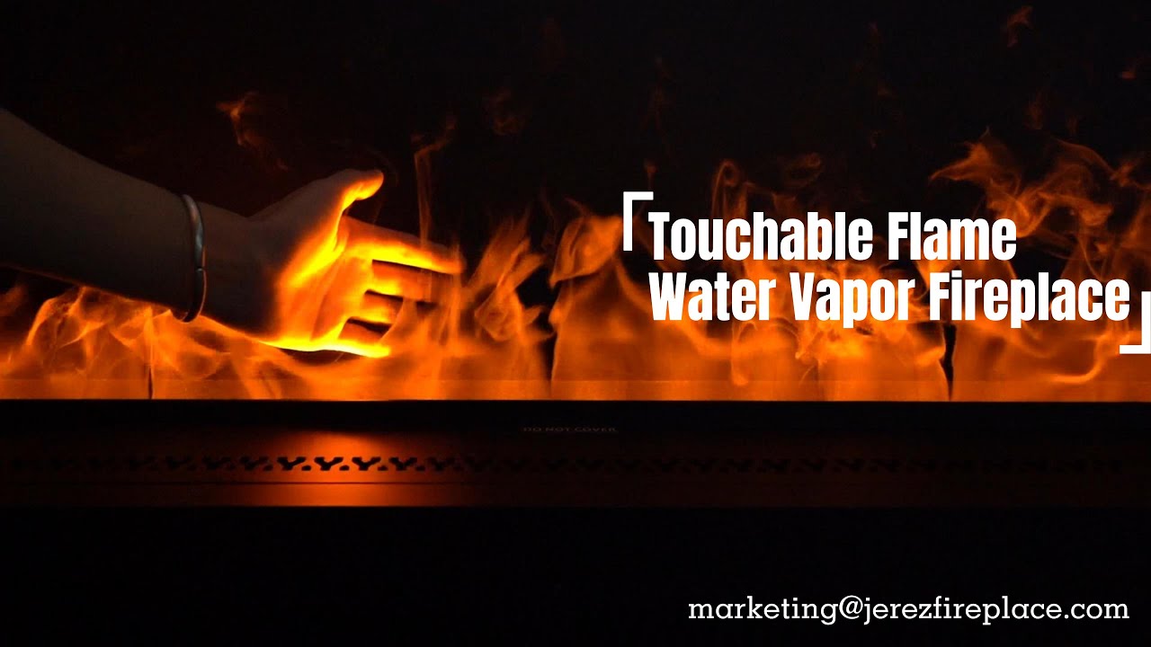 Touchable Flame 3D Water Vapor Fireplace - YouTube