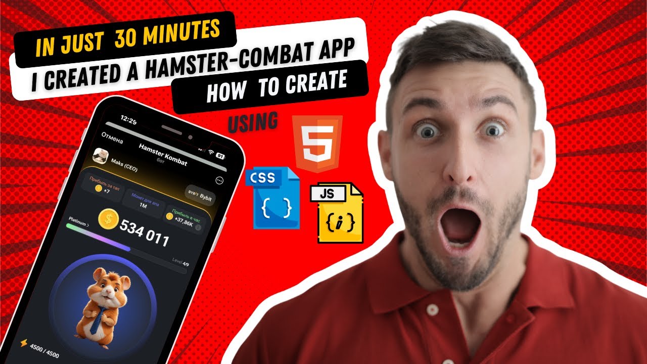 IN just 30 Minutes I Made a Hamster Kombat Telegram Mini App (FULL ...