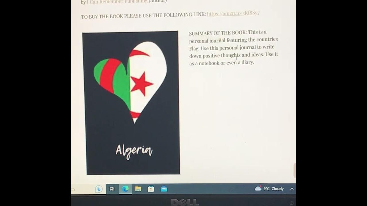 Algeria: Lined Notebook / Journal Gift, 120 Pages, 6x9, Soft Cover ...