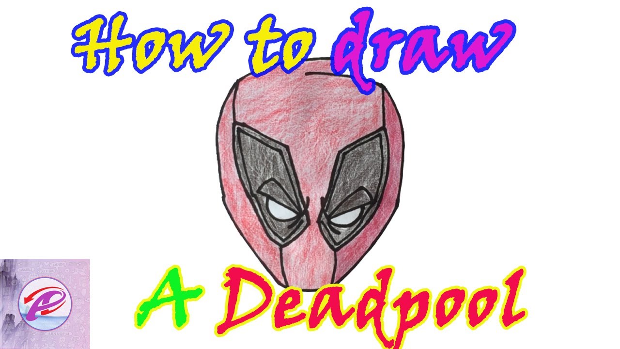 How to draw a Deadpool Easy Easy | Draw Deadpool so cute. - YouTube