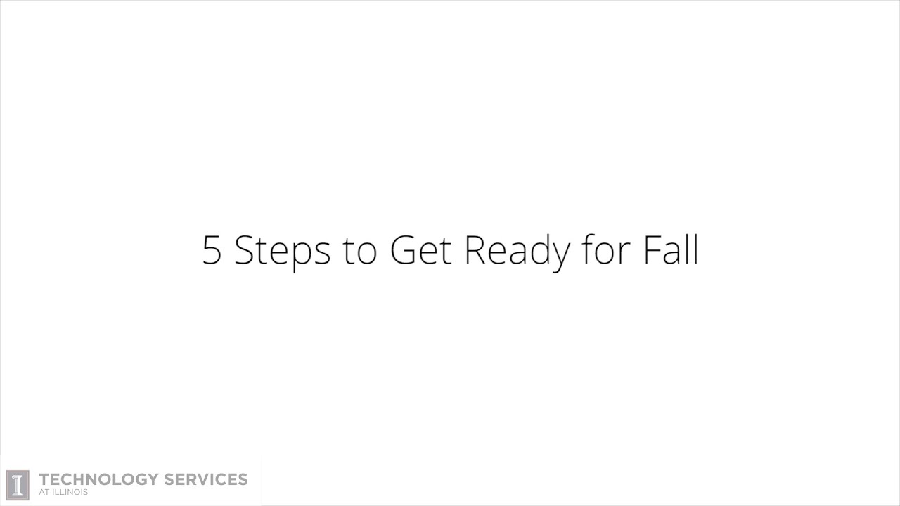 5 Steps to Get Ready for Fall - YouTube