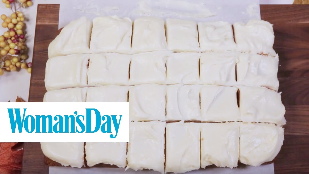 Surprise Ingredient Spice Cake | Woman's Day - YouTube