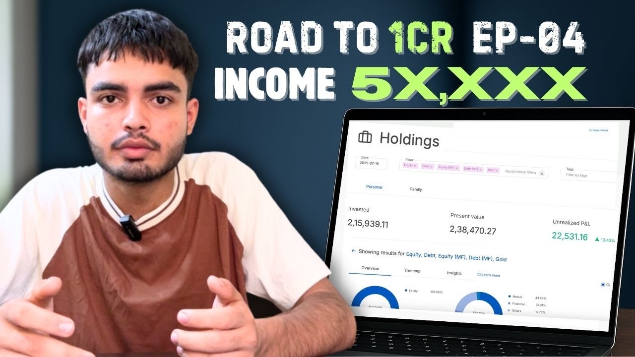 Road to ₹1 Cr – Ep 04 | How I Earned ₹5X,XXX This Month! - YouTube