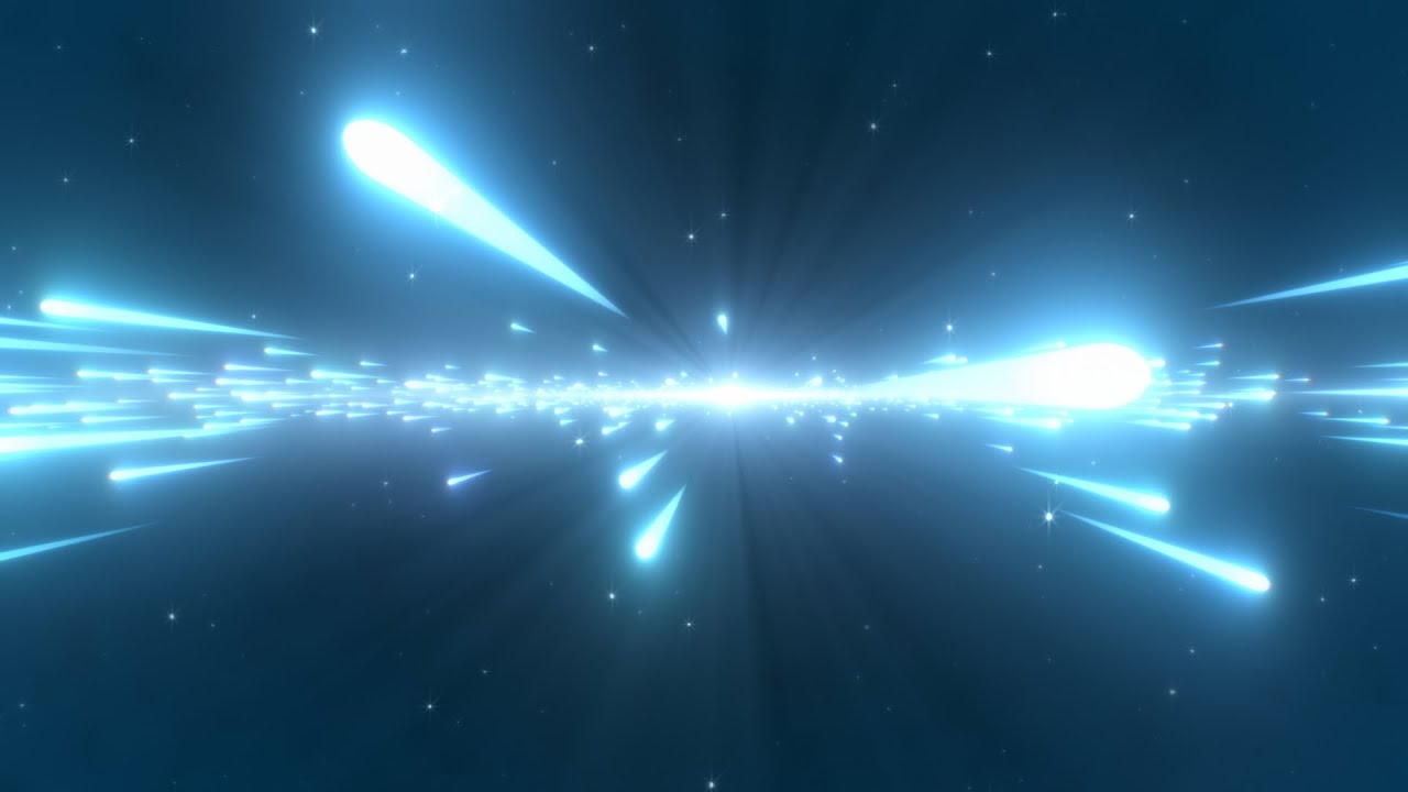 Hyper Light Speed Shooting Stars Flying Fast in Supernova Explosion 4K ...