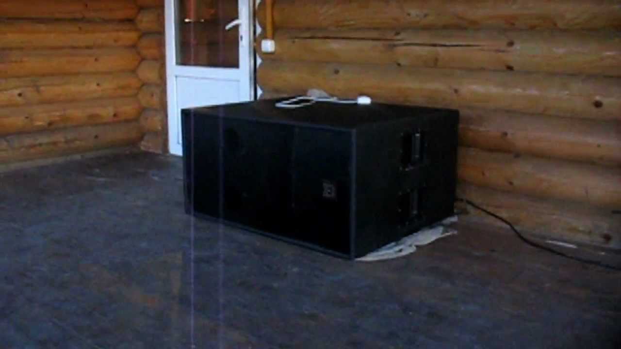 subwoofer Martin Audio WLX .wmv - YouTube