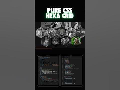 Revolutionizing Web Design with Pure CSS Hex Grids! Say goodbye to media queries ...