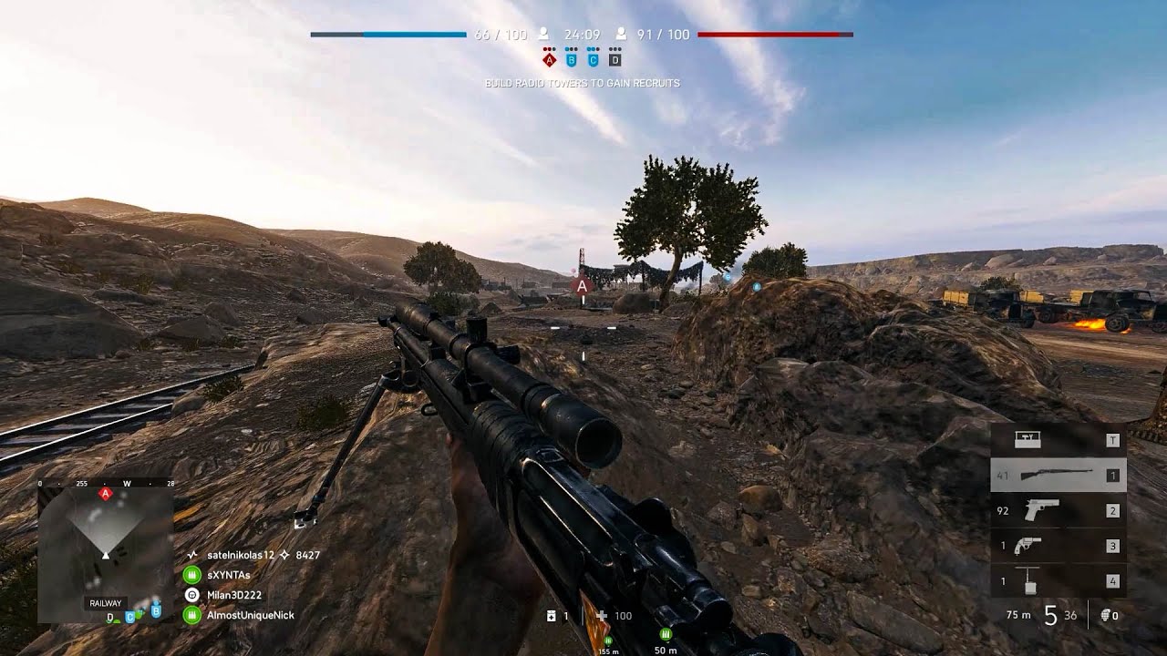 Battlefield 5 - Outpost Gameplay (No Commentary) - YouTube