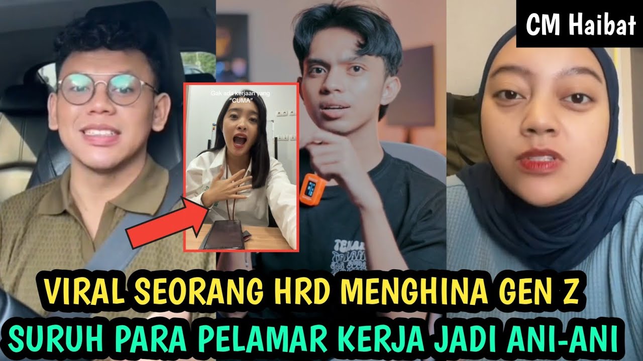 Netizen Sindir Angel Wijaya, HRD yang Mengkritik Gen Z hanya Karena nanya Mes - YouTube