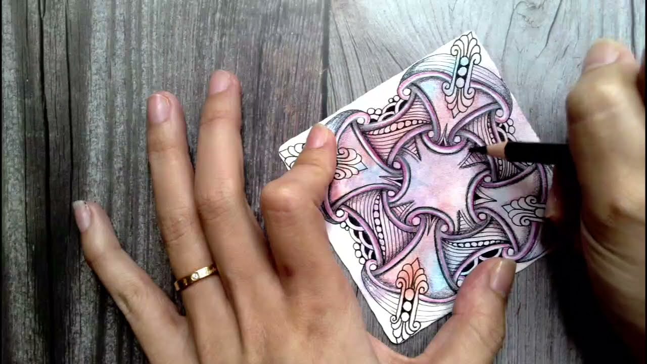 How to draw Zentangle Vol.16 - YouTube